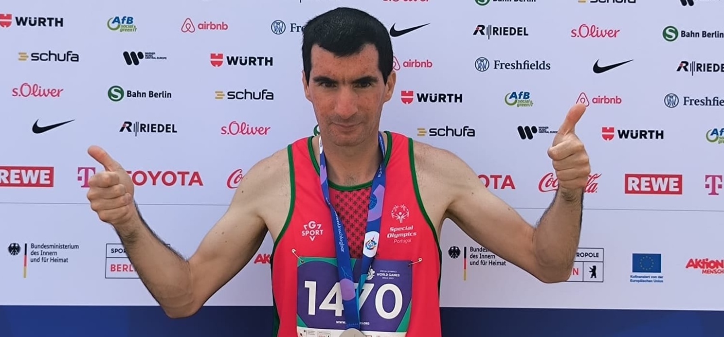 Atleta da APPACDM conquista medalha de prata em Berlim