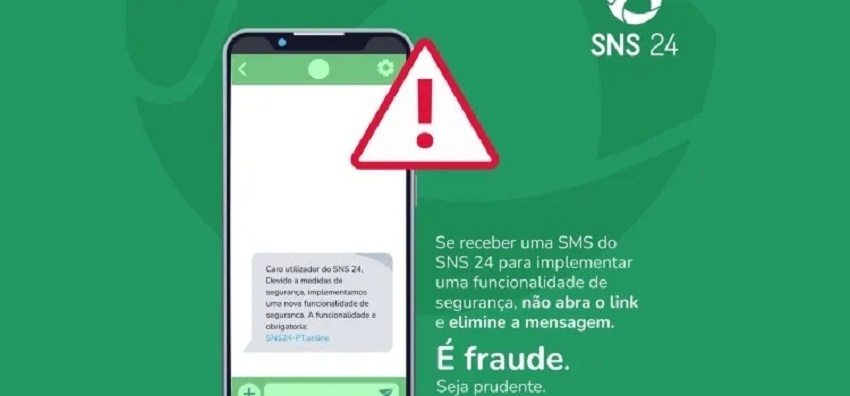 SNS alerta para mensagem falsa